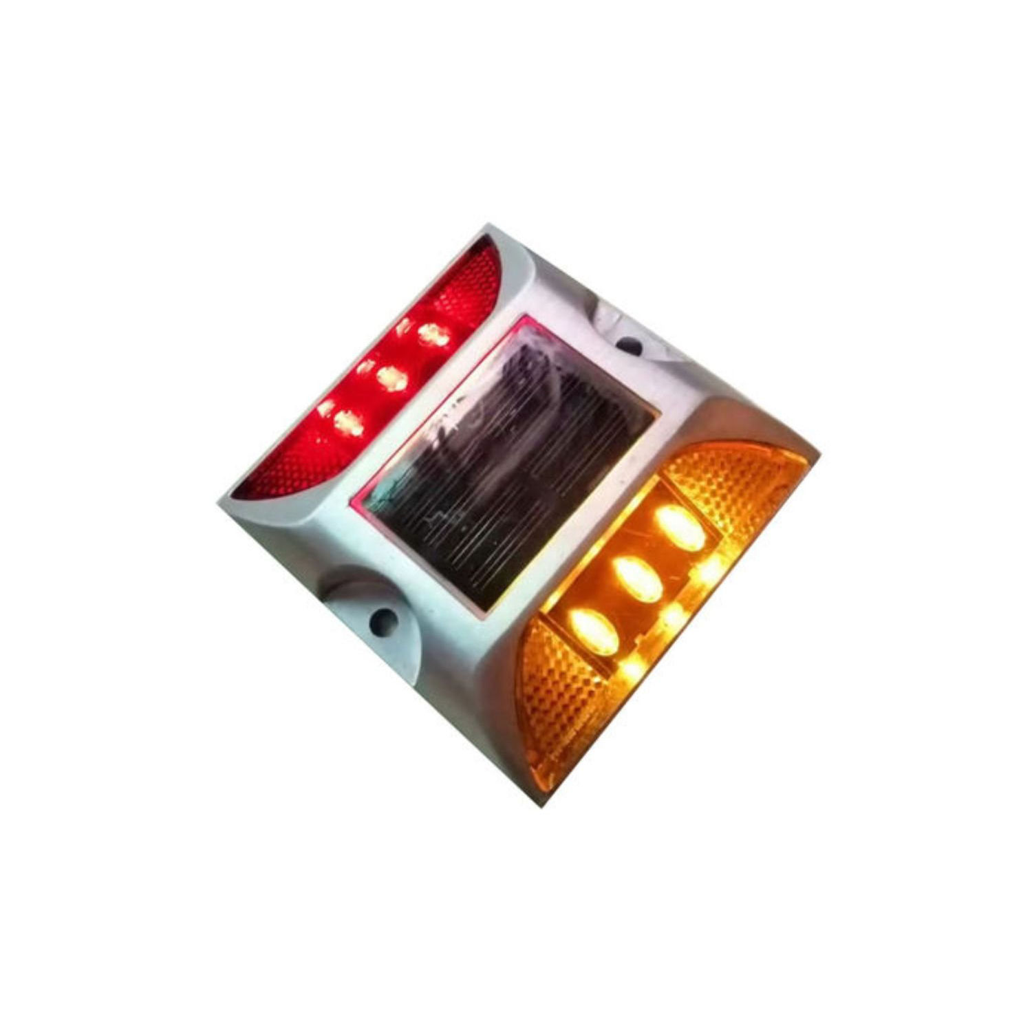 Buy Aluminium Solar LED Waterproof Flashing Light Reflective Cat Eye ...