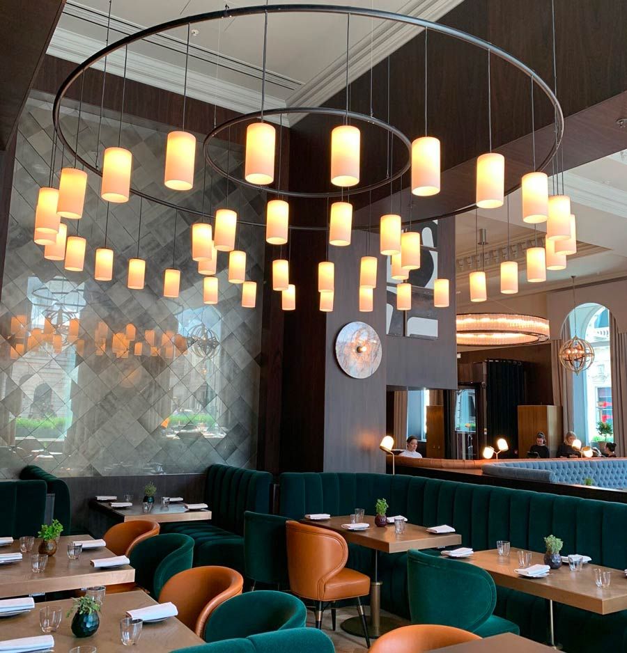 Radar Interior Lamps in Glass and Brass | Inspire by Mohd