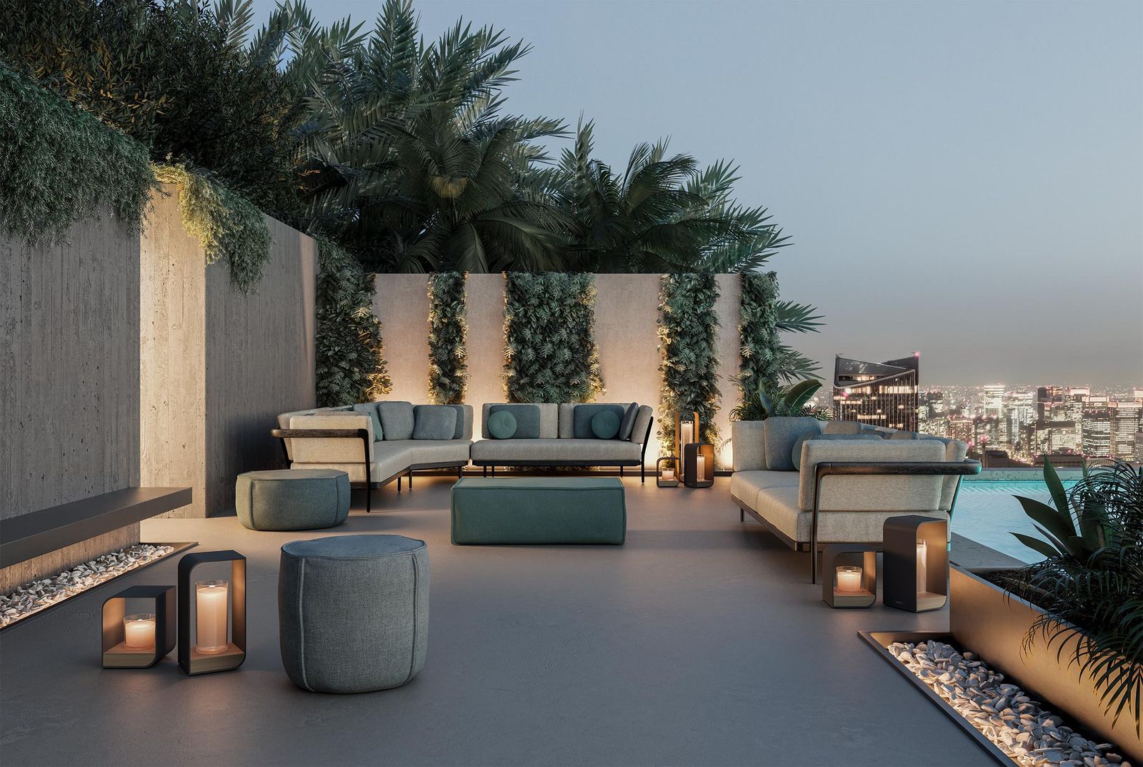 The Right Shape of Outdoor Modular Sofas | Inspire by Mohd