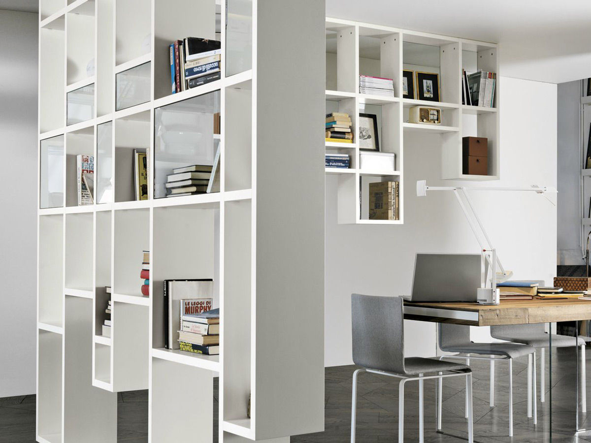 Dividing spaces.Functional and Creative Floor to Ceiling Bookcases ...