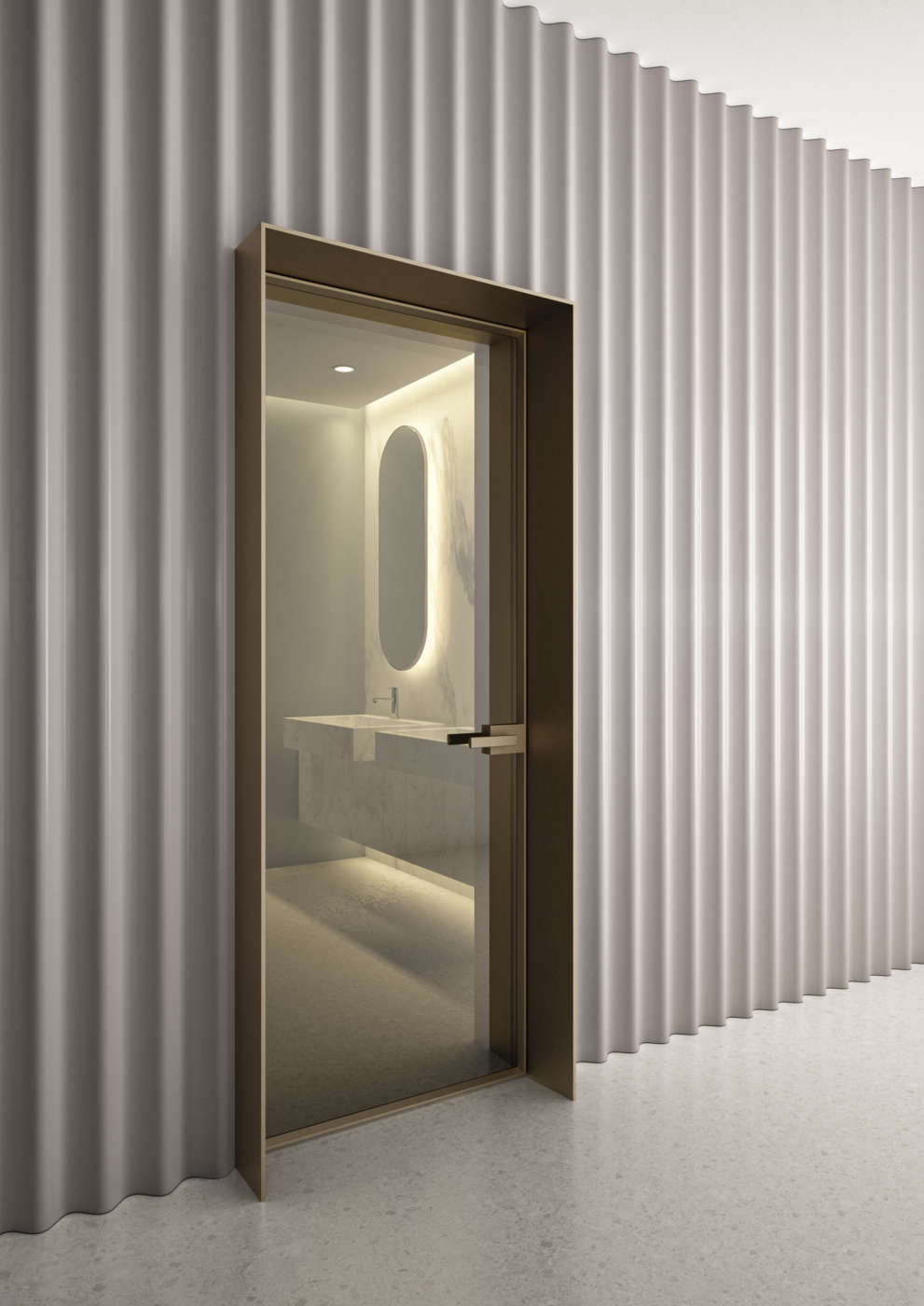 Flush-to-wall Doors, Invisible Beauty | Inspire by Mohd