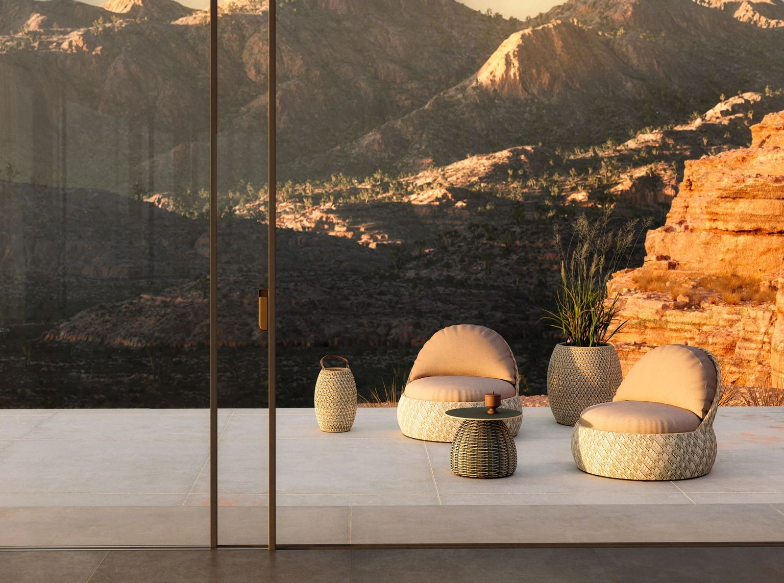 Gli ambienti naturali ispirano l'arredo outdoor | Inspire by Mohd