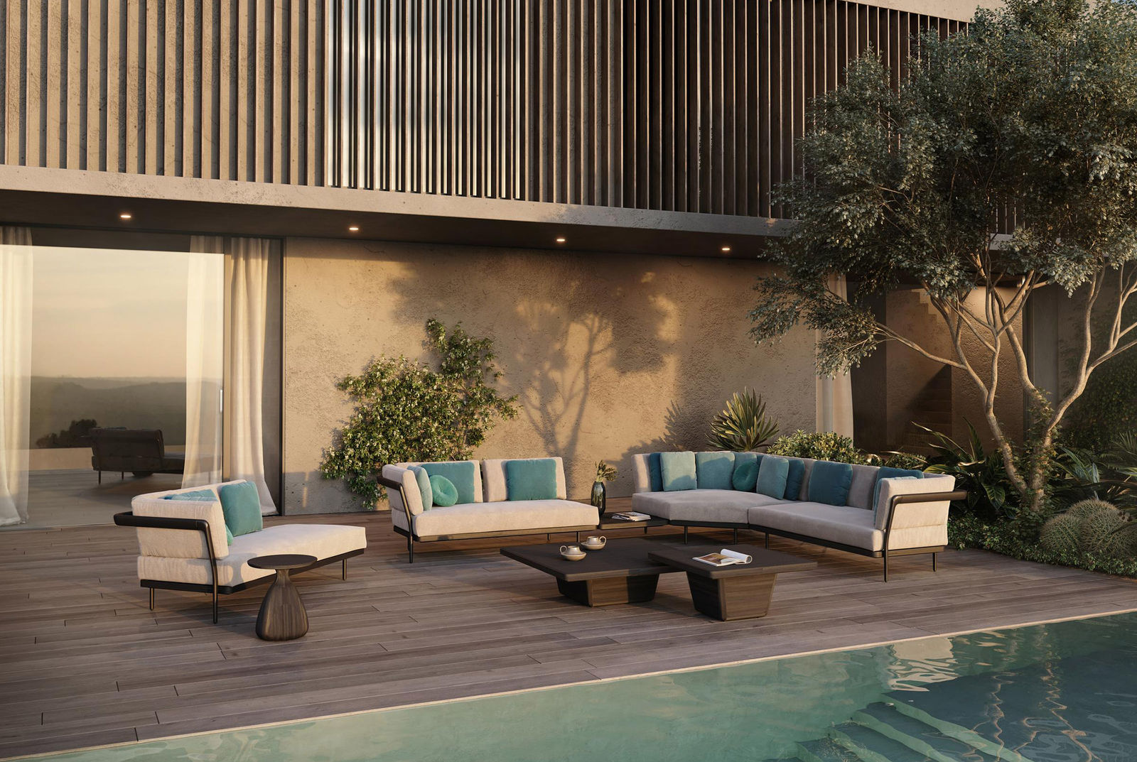 The Right Shape of Outdoor Modular Sofas | Inspire by Mohd