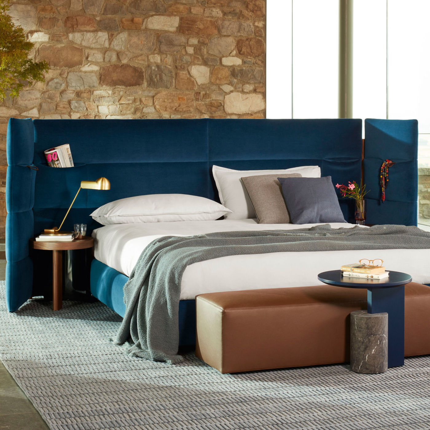 Round Bedside Tables for Modern Bedrooms | Inspire by Mohd