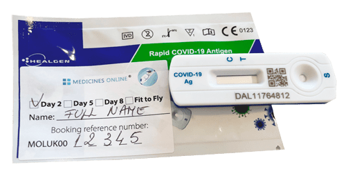 INSTRUCTIONS FOR RAPID ANTIGEN TEST - DAY 2 - Medicines Online