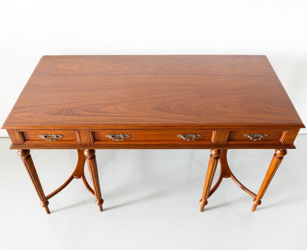 Antique British Colonial Console Table - The Past Perfect Collection