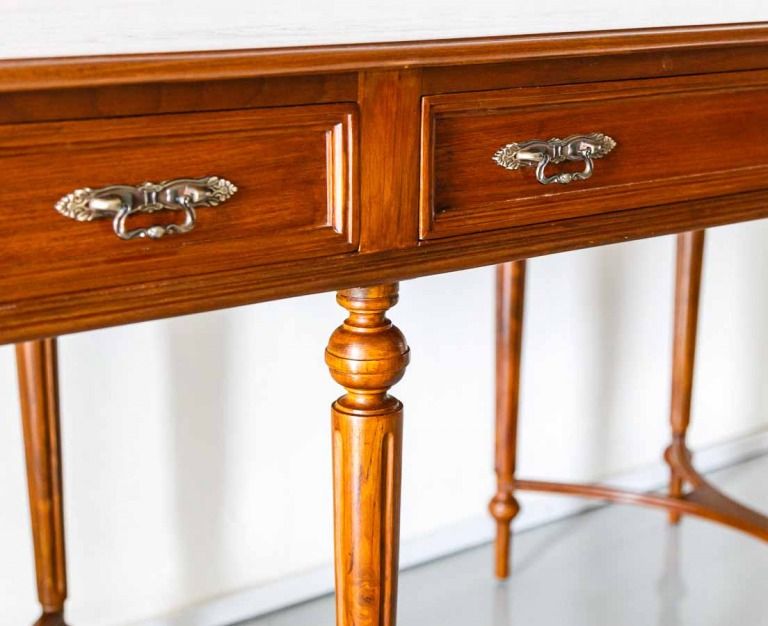 Antique British Colonial Console Table - The Past Perfect Collection