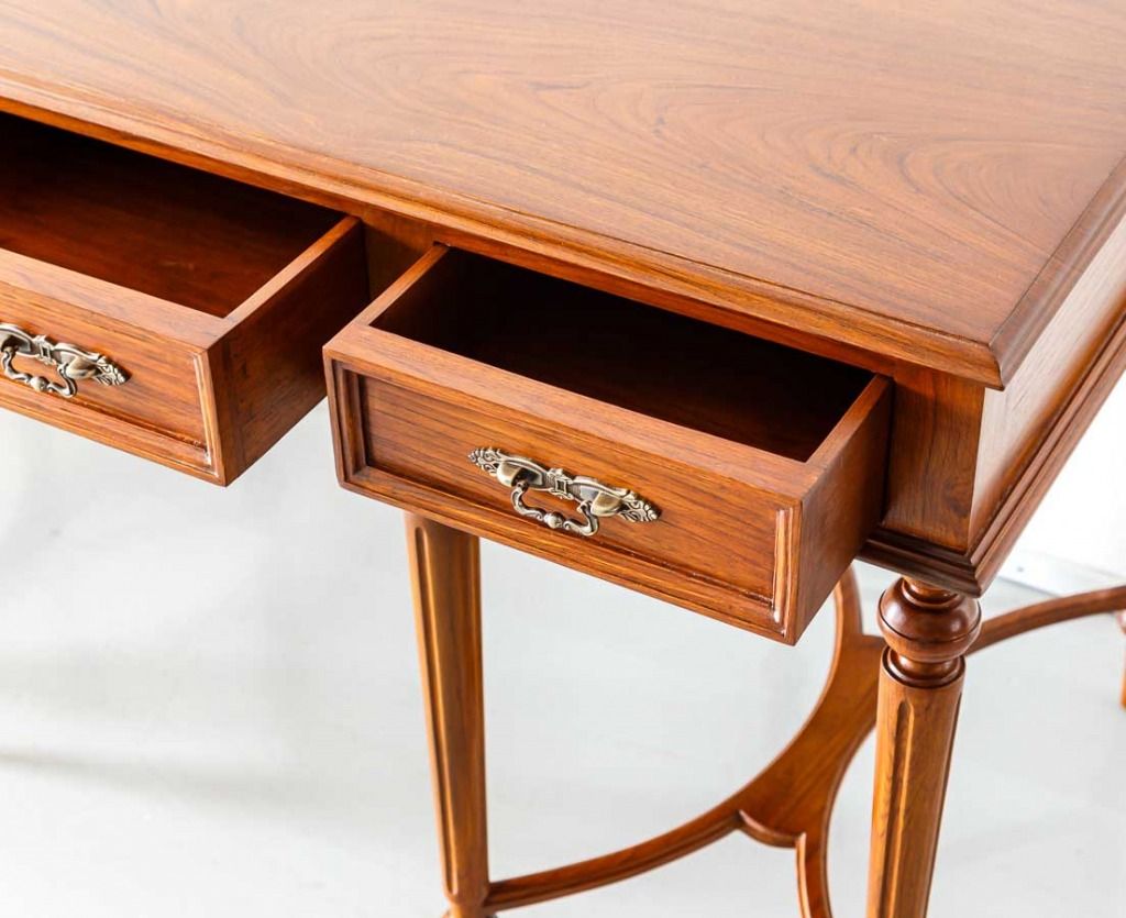 Antique British Colonial Console Table - The Past Perfect Collection