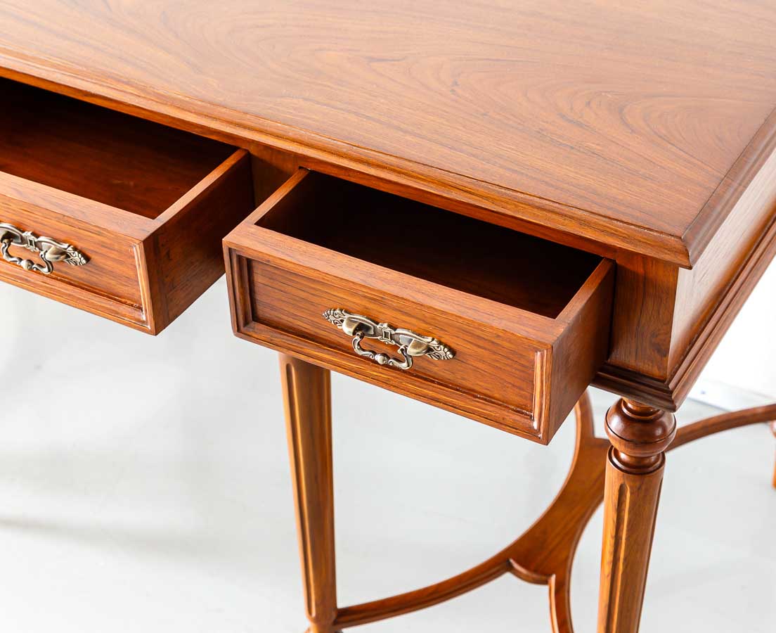 Antique British Colonial Console Table - The Past Perfect Collection