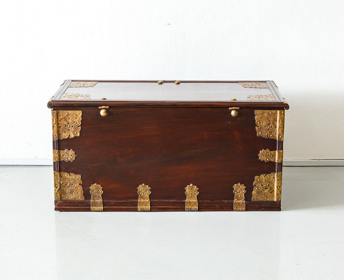 Antique Arab Chest found in Bombay - The Past Perfect Collection