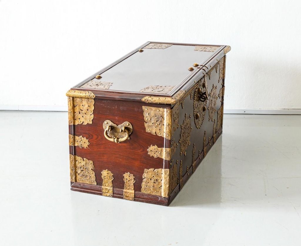 Antique Arab Chest found in Bombay - The Past Perfect Collection