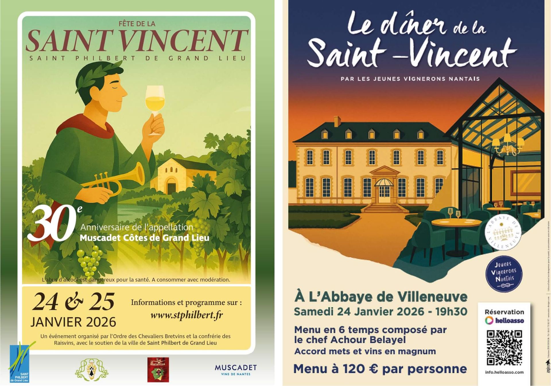 La Saint Vincent en Muscadet Côtes de Grandlieu - Muscadet