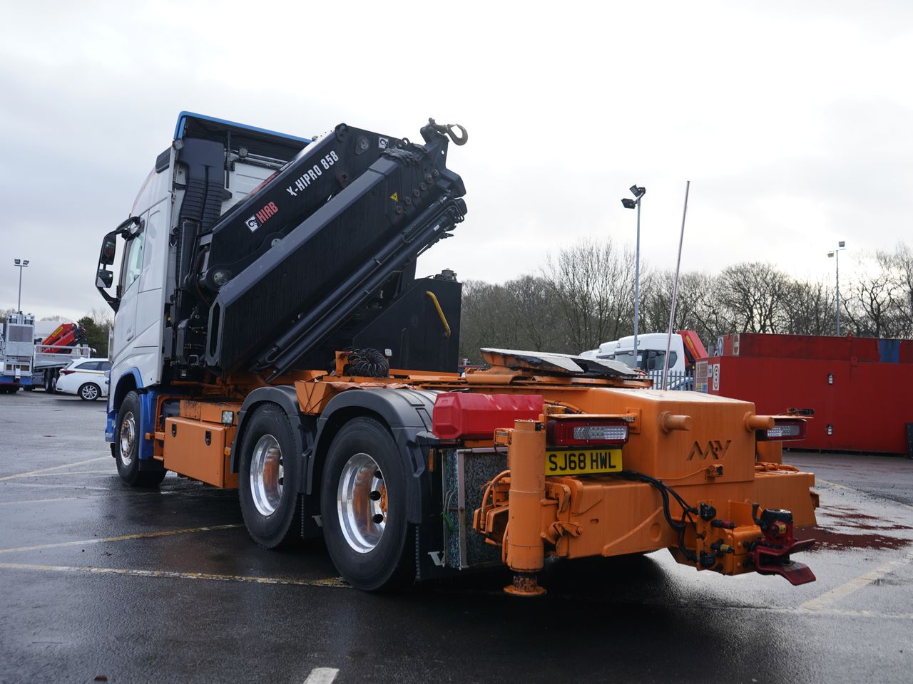 Volvo FH 540 Tractor Unit with HIAB crane for Sale and Hire | MV ...