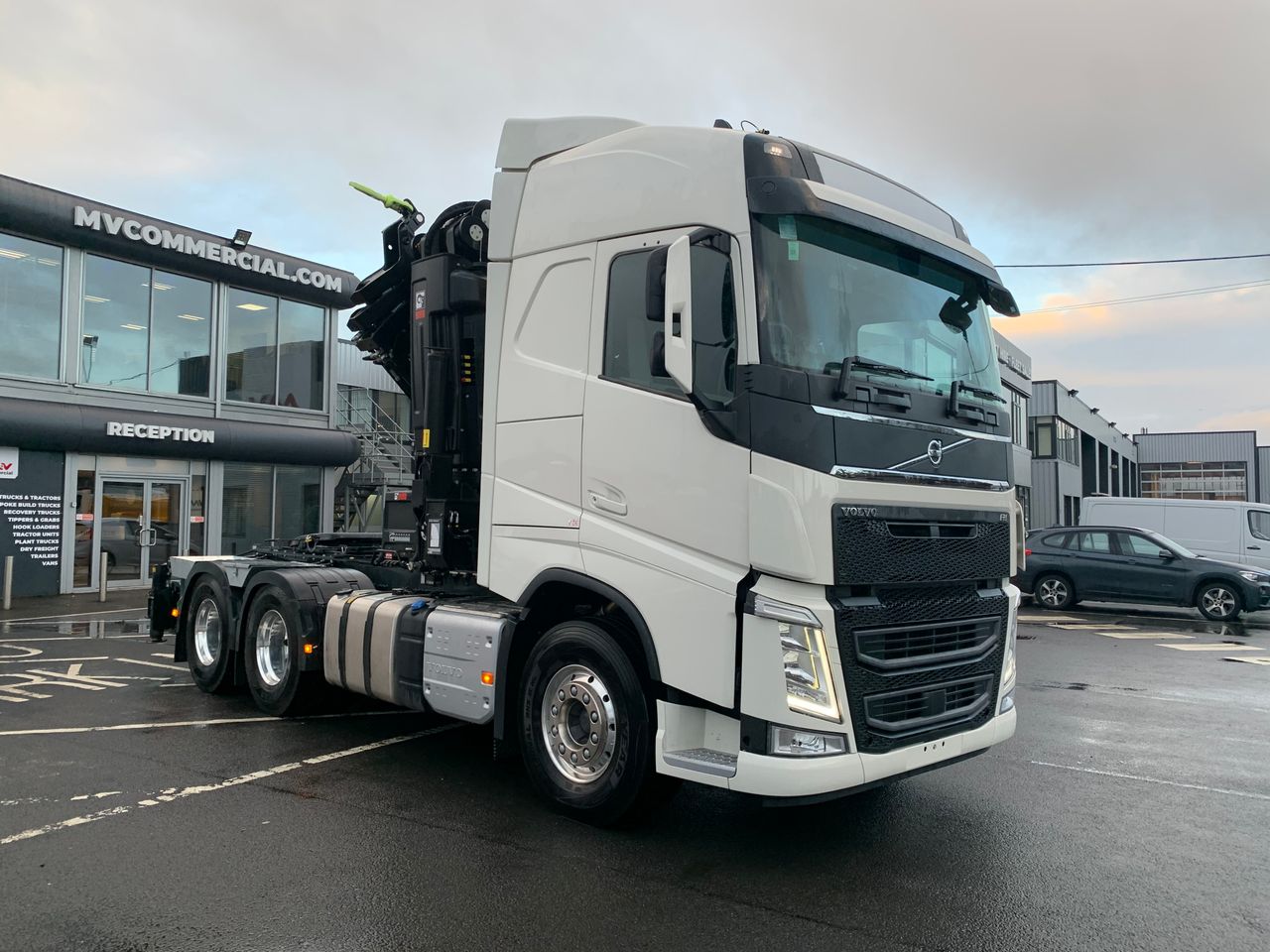 Volvo FH 540 Tractor Unit with HIAB crane for Sale and Hire | MV ...