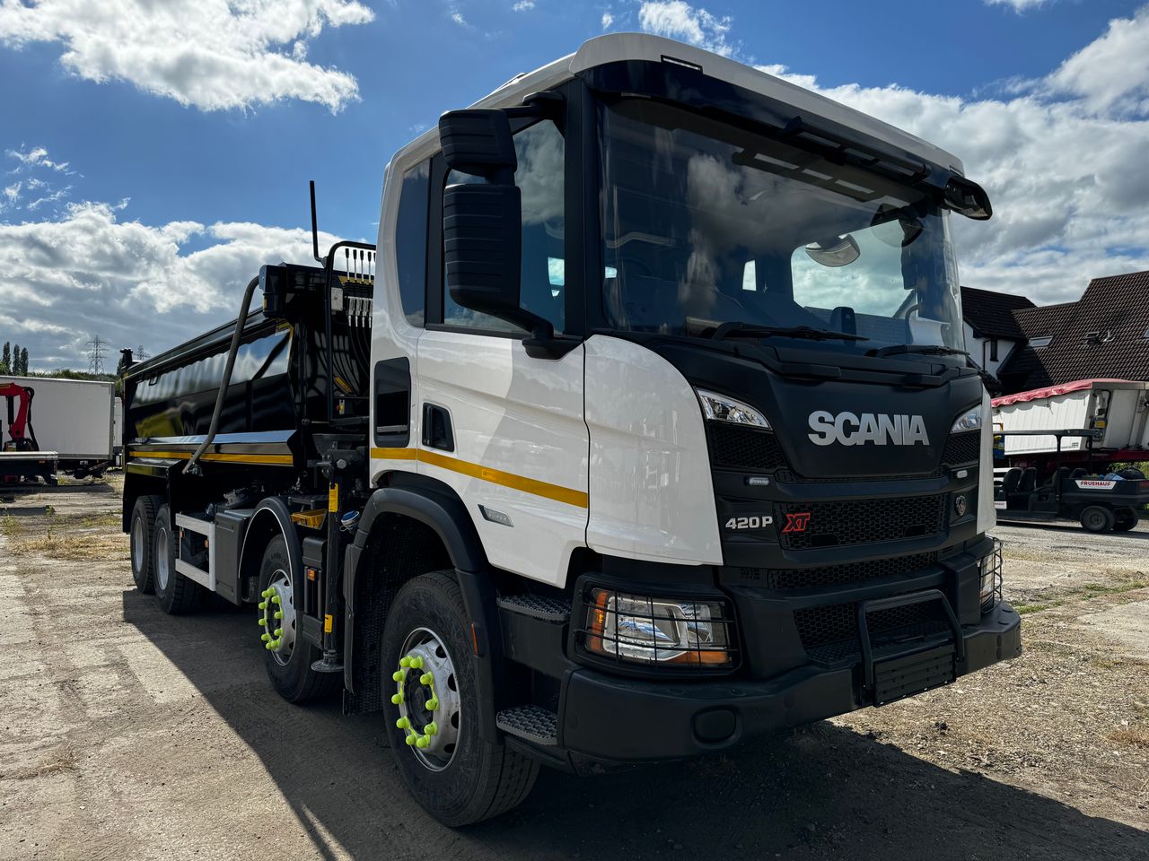 Scania P420 Tipper Grab with Palfinger Epsilon crane for Sale and Hire ...