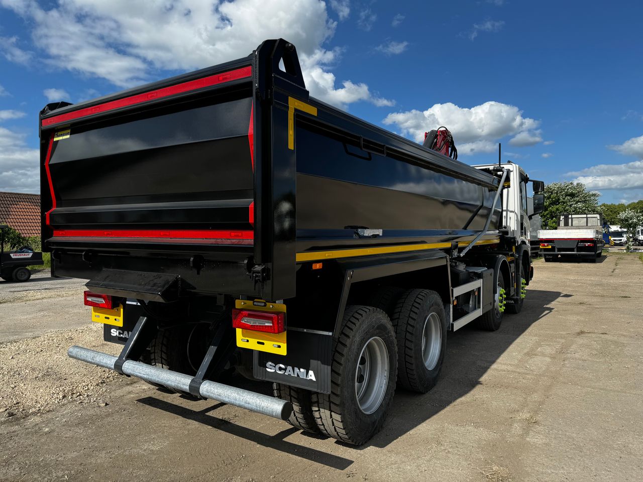 Scania P420 Tipper Grab with Palfinger Epsilon crane for Sale and Hire ...
