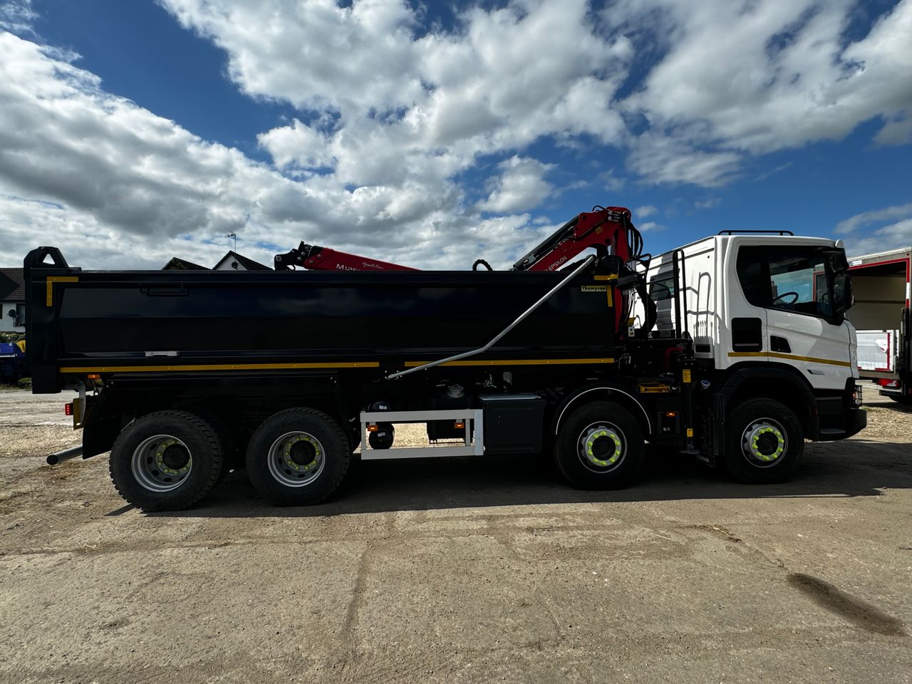 Scania P420 Tipper Grab with Palfinger Epsilon crane for Sale and Hire ...