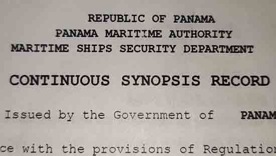 Continuous Synopsis Record (CSR): The Ship Permanent History