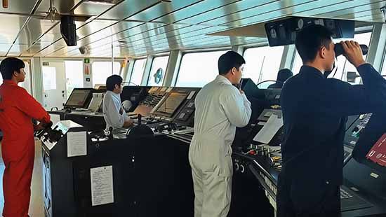 Officer of the Watch, Lookout, Helmsman: Bridge Team Duties