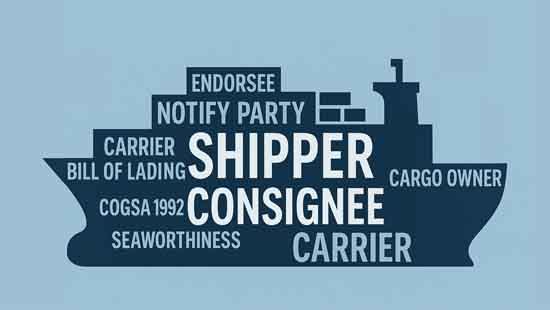 Cargo Parties: Rights, Duties of Shipper, Consignee, Carrier