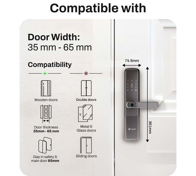 Mygate Smart Door Locks | Digital Locks for Main Door