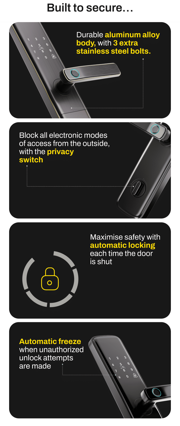 Mygate Smart Door Locks | Digital Locks for Main Door