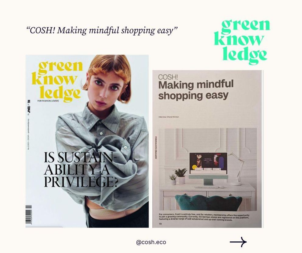 Green Knowledge: Is sustainability a privilege? | COSH!