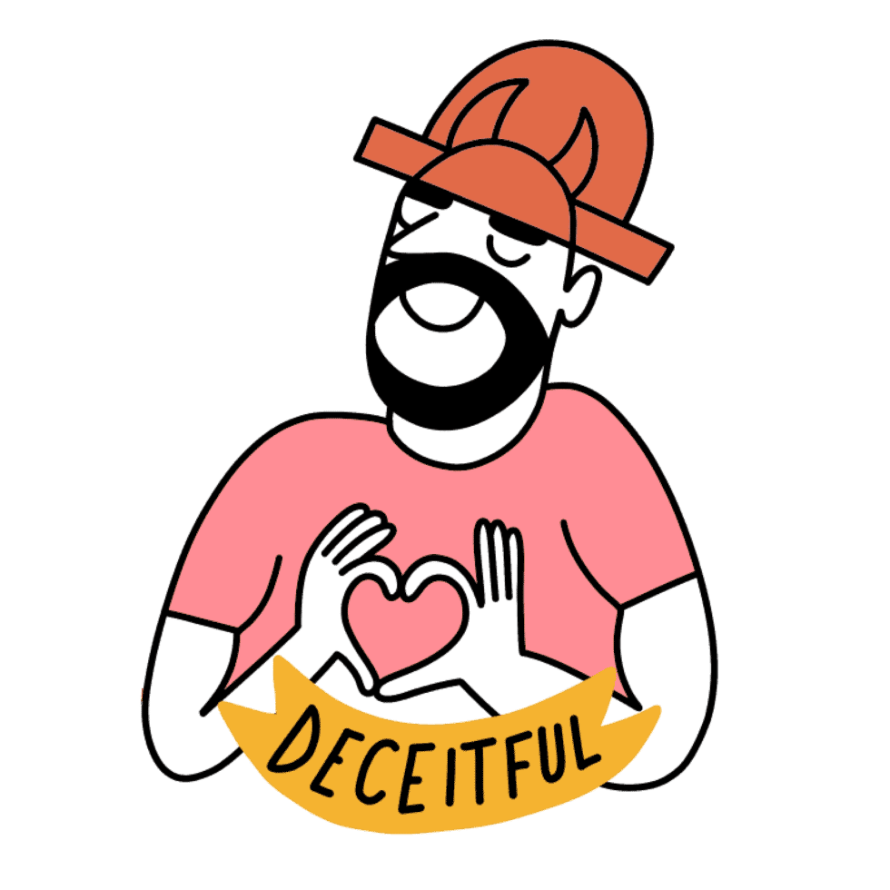 An Illustrated Guide to the 4 Types of Liars