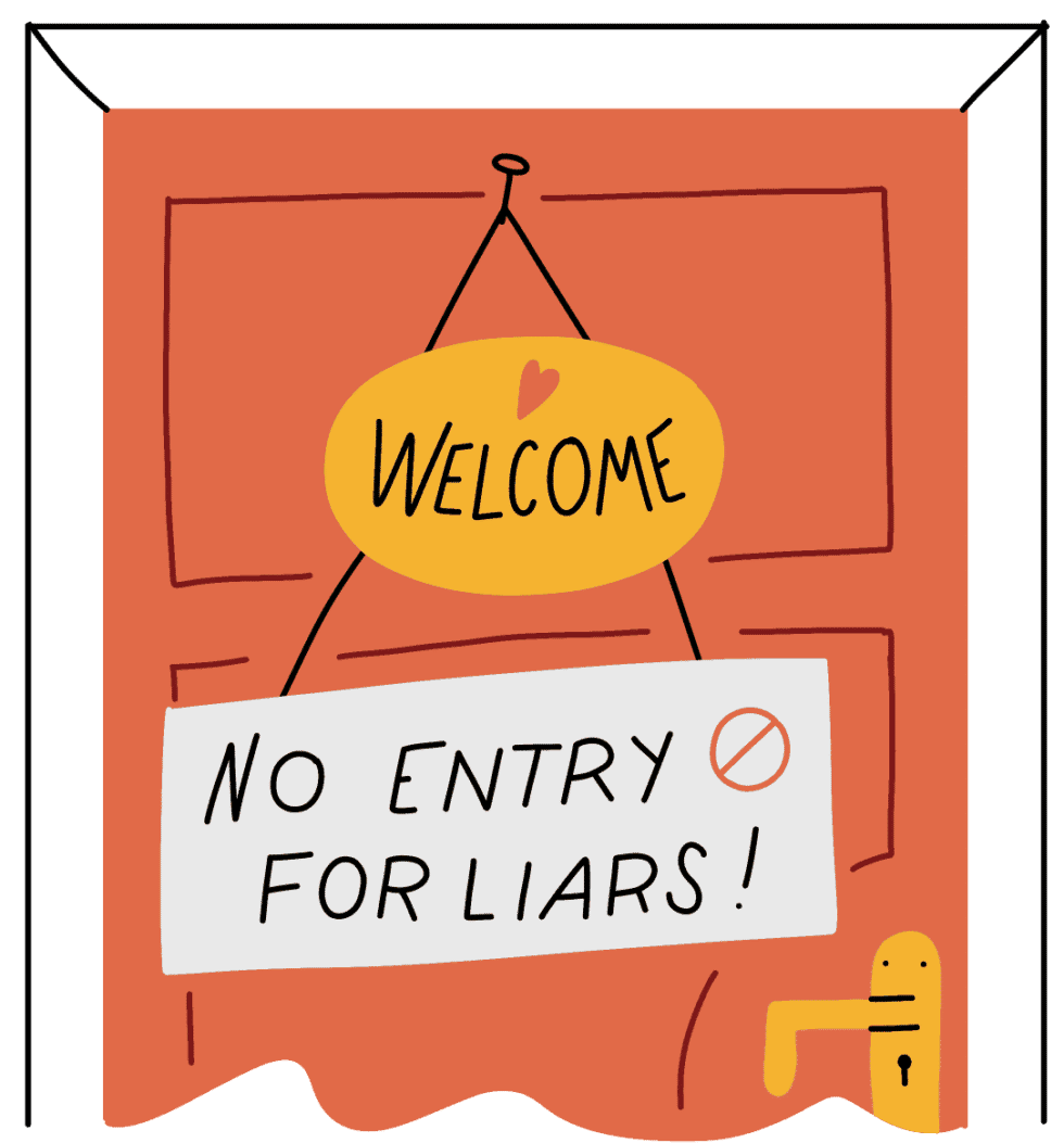 An Illustrated Guide to the 4 Types of Liars