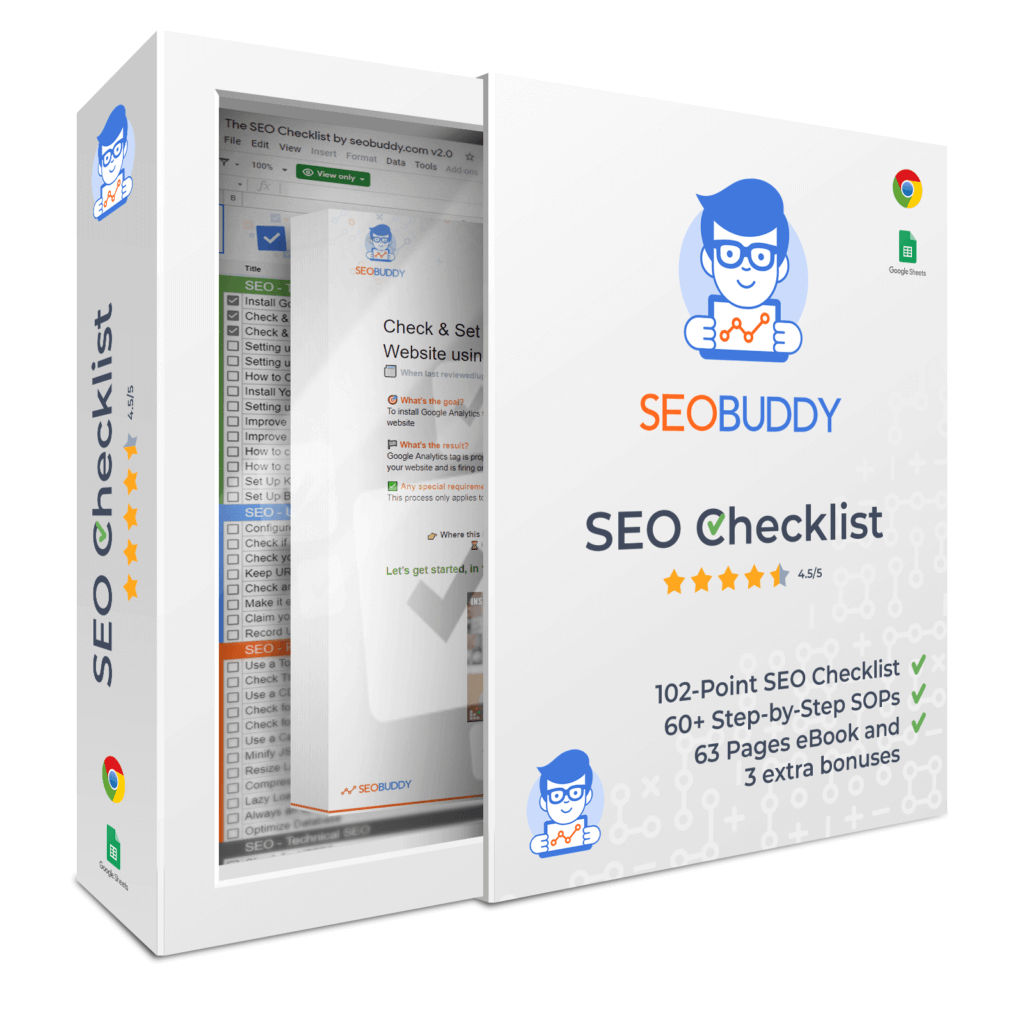SEO Checklist by SEO Buddy - New Do-It-Yourself SEO Framework for ...