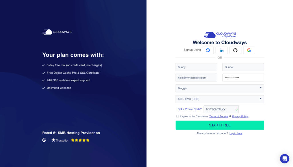 Cloudways Promo Code 2024 - Get $30 Off Cloudways Hosting - MyTechTalky