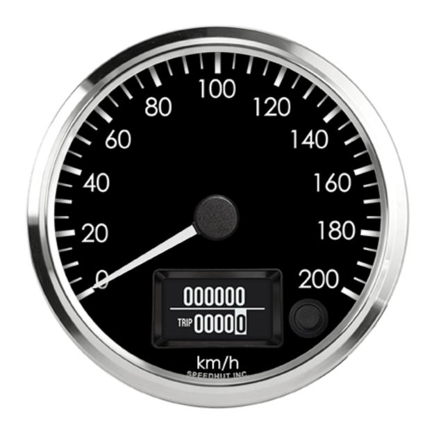 Speedhut Custom Gauges.GM CAN-Bus Speedometer | 200 km/h OBD2 | SPEEDHUT®