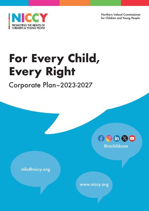 NICCY launch Corporate Plan on International Youth Day - Niccy