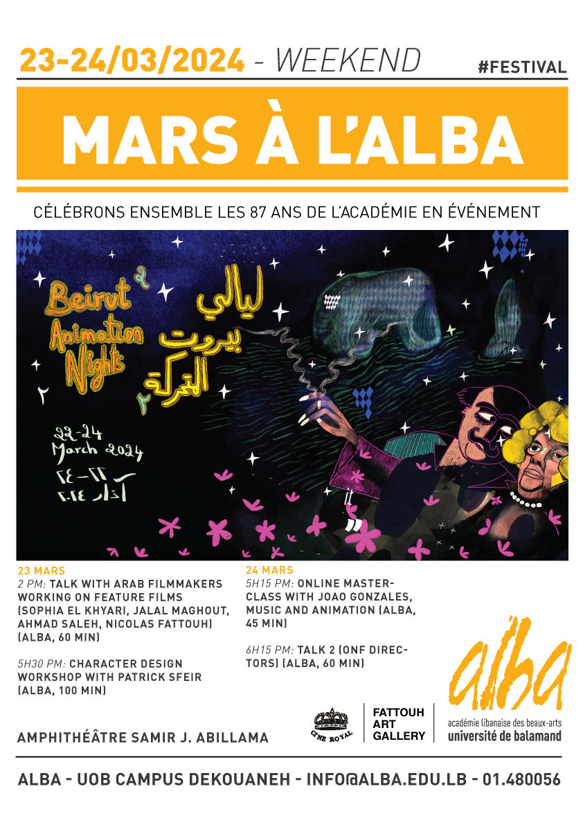 MARS À L’ALBA : BEIRUT ANIMATION NIGHTS - Agenda Culturel
