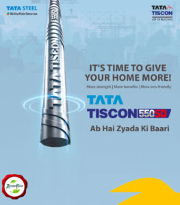 Tata Tiscon 550 SD 16 MM TMT Rebar - Price Of Tmt Bar In Ranchi