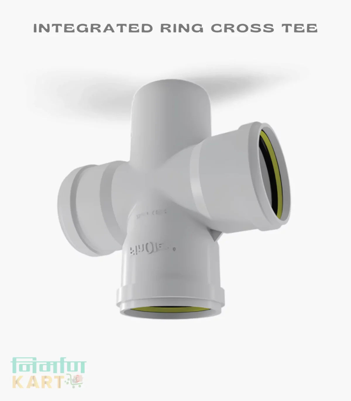 Finolex SWR 90mm 3inch Ring Integrated Cross Tee - Price