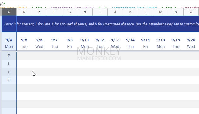 How To Make All Columns The Same Width In Google Sheets Monkey Manifesto