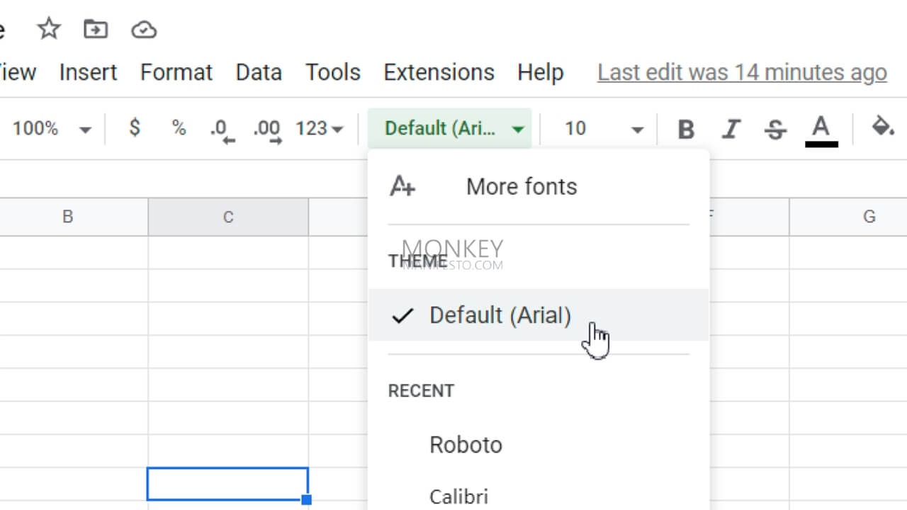 How To Change Default Font Font Size On Google Sheets Monkey Manifesto how-to-change-default-font-font-size-on-google-sheets-monkey-manifesto