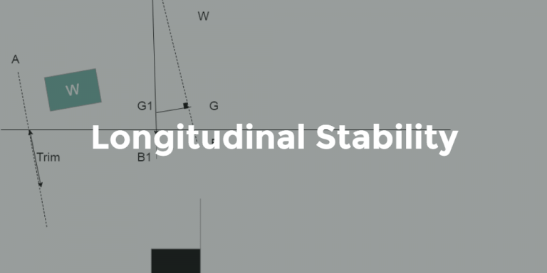 Longitudinal Stability for Ships - Pitch, Trim, COF