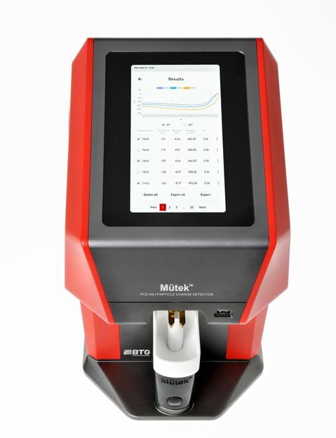 PCD-06 Particle Charge Detector - Lab charge measurement