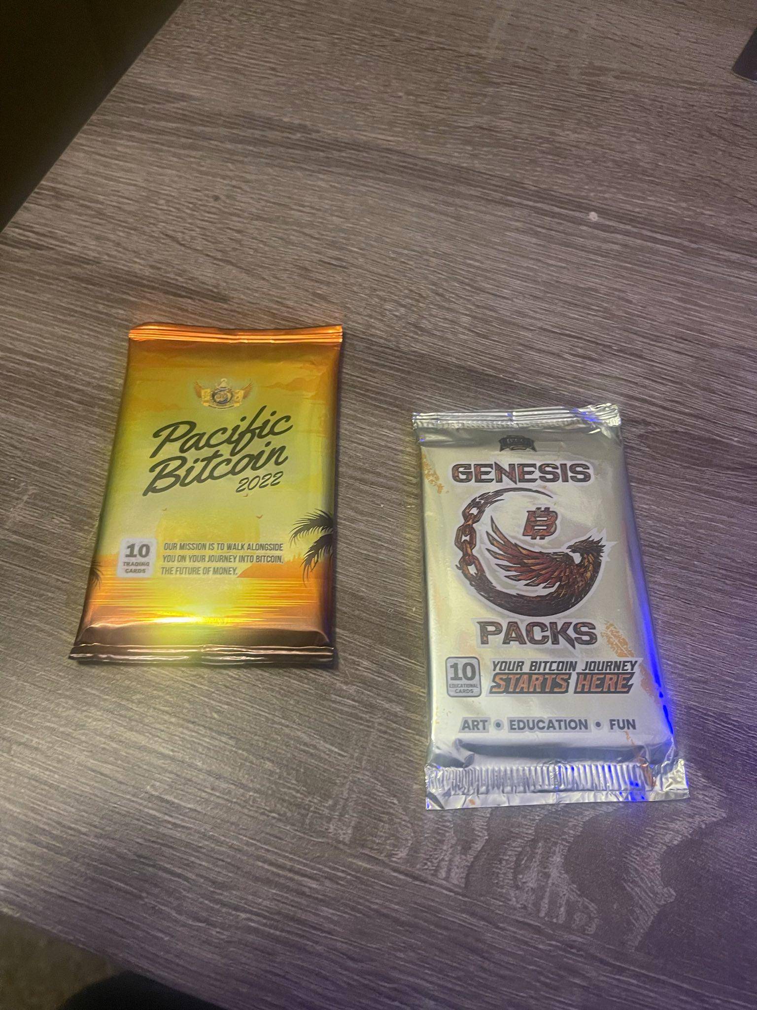 BTC Trading Cards - PB '22 + Genesis Pack (MINT & unopened) | SatStash