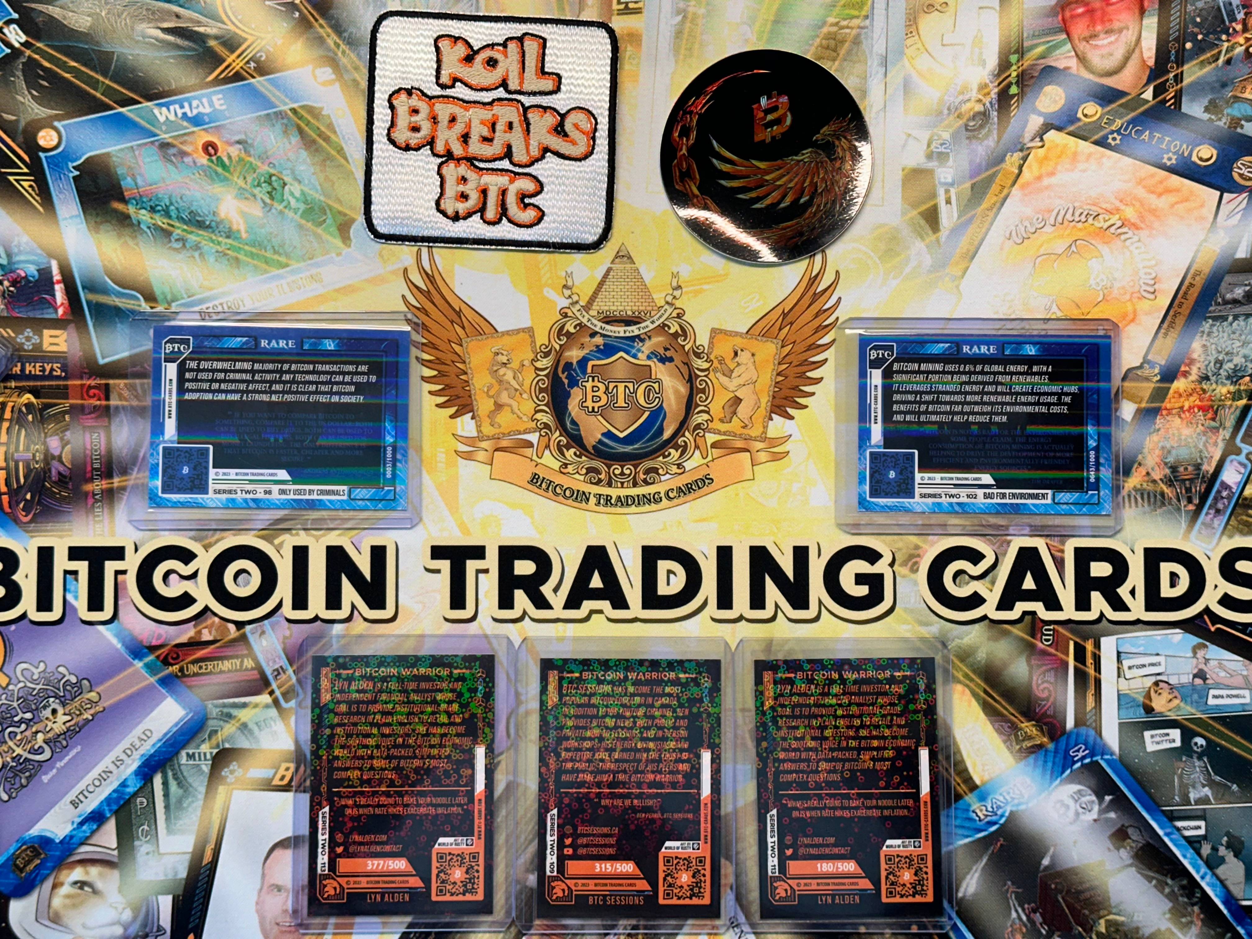 5 Card BTC Lot: 3 Warriors + 2 S2 Blues | SatStash