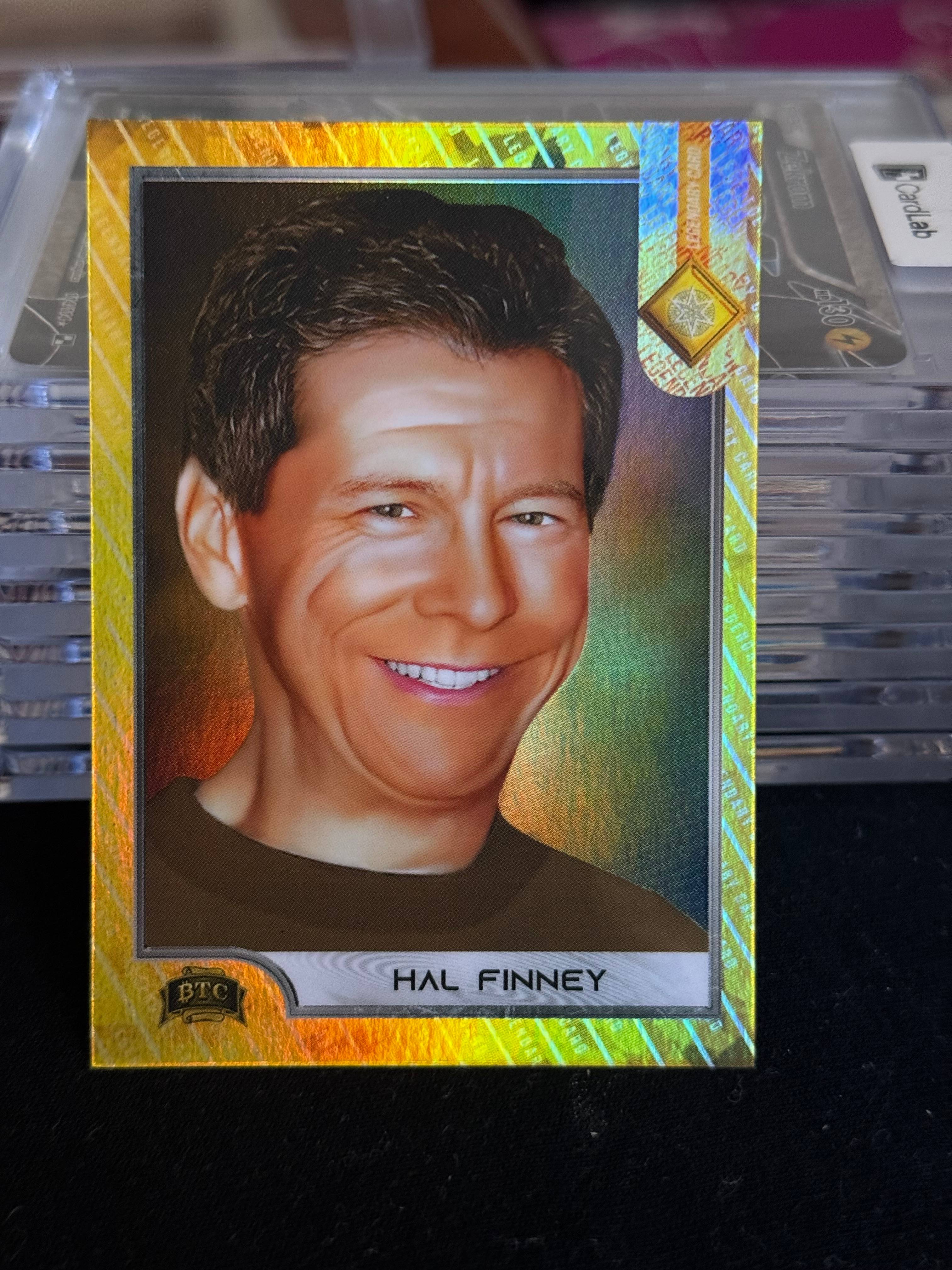 Hal Finney #007/100 Series 1 BTC Trading Card | SatStash