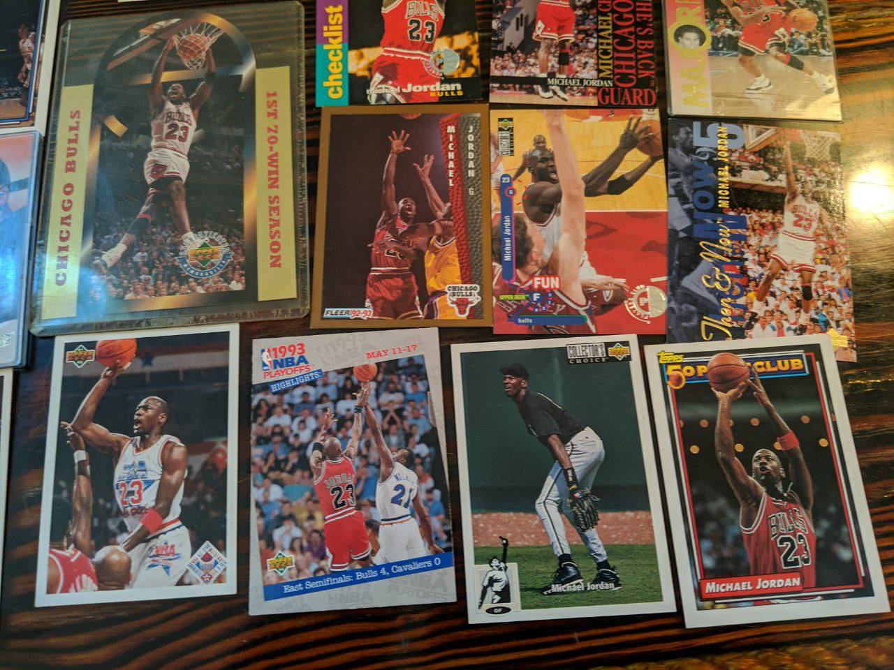 Michael Jordan Collection of Trading Cards | SatStash