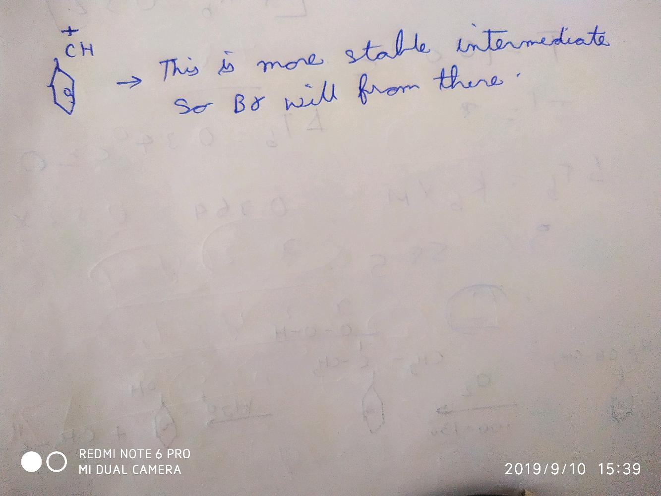 In the reaction, Ph-CH-CH-CHOK Coz → X (major product). 'X' is Br Br (A) PHCH=C—CHO Br (C) Ph-C ...