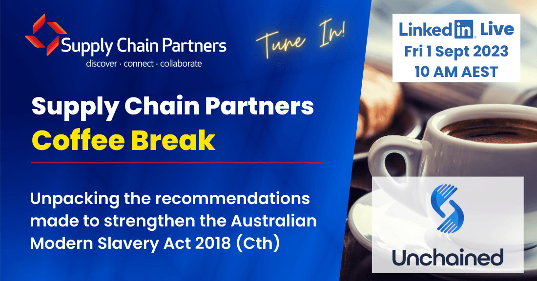 Supply Chain Partners Coffee Break with Unchained Solutions by Supply Chain Partners