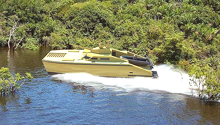 Tank Boat Tercepat di Dunia Versi Catamaran Buatan Indonesia