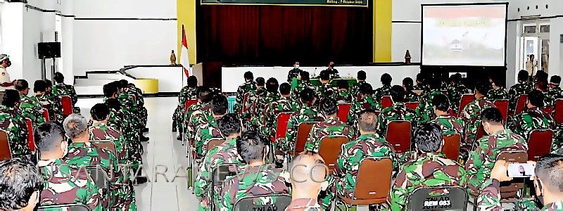 Pembekalan Kontra Intelijen Personel Hadapi Paham Radikalisme