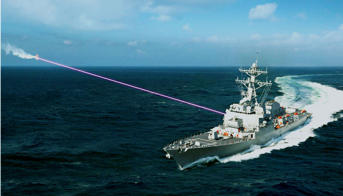 Amerika Memasang Senjata Laser Pertama Yang Terintegrasi Dengan