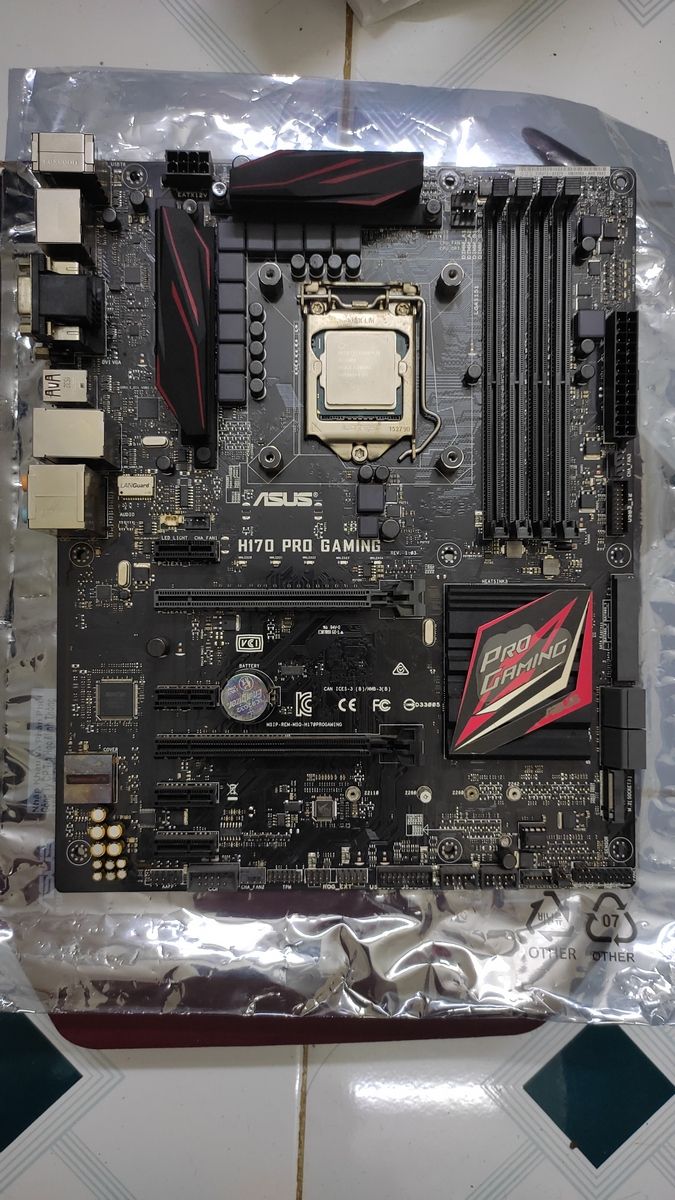 Combo Gen 6 Mainboard ASUS H170 Pro Gaming + i5 6500 + tản nhiệt Cooler ...